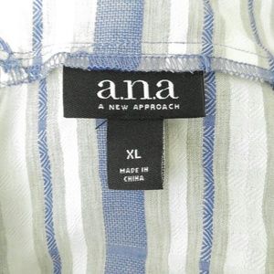 a.n.a | Shorts | Ana Romper Jumpsuit Shorts Striped Xl | Poshmark